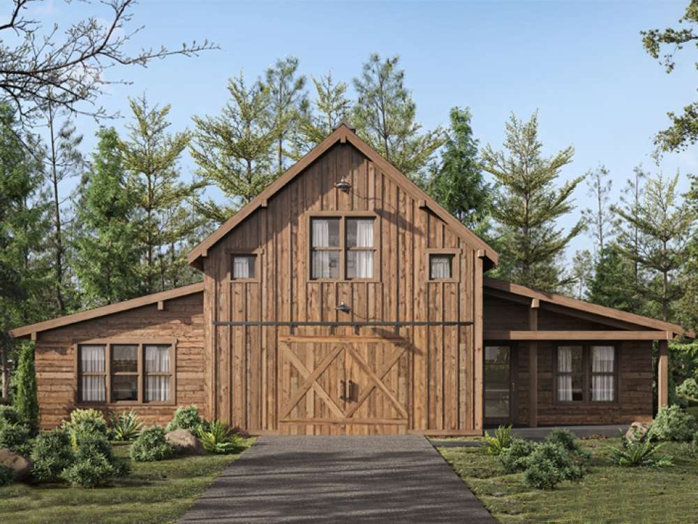 Barn & Outbuilding Plans with Living Quarters | The Garage Plan Shop